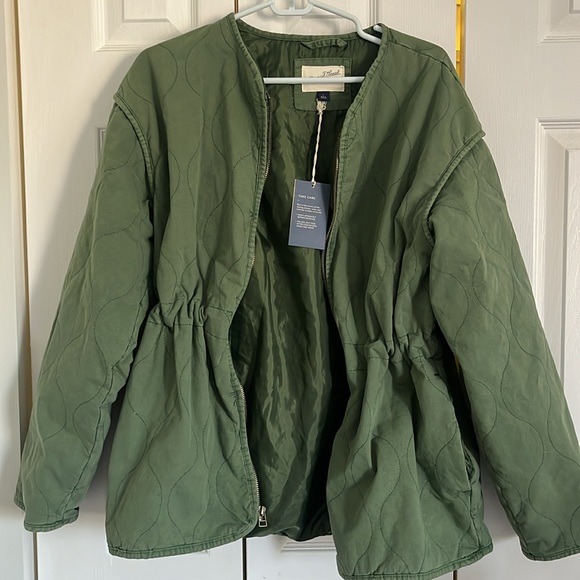 Universal Thread | Jackets & Coats | Universal Thread Green Quilted ...